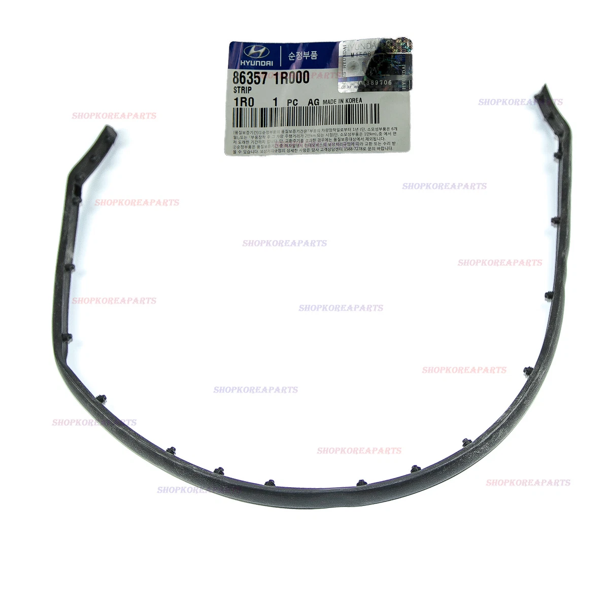Hyundai Accent Front Bumper Seal Strip 863571R000 OEM OE LA, 54% OFF