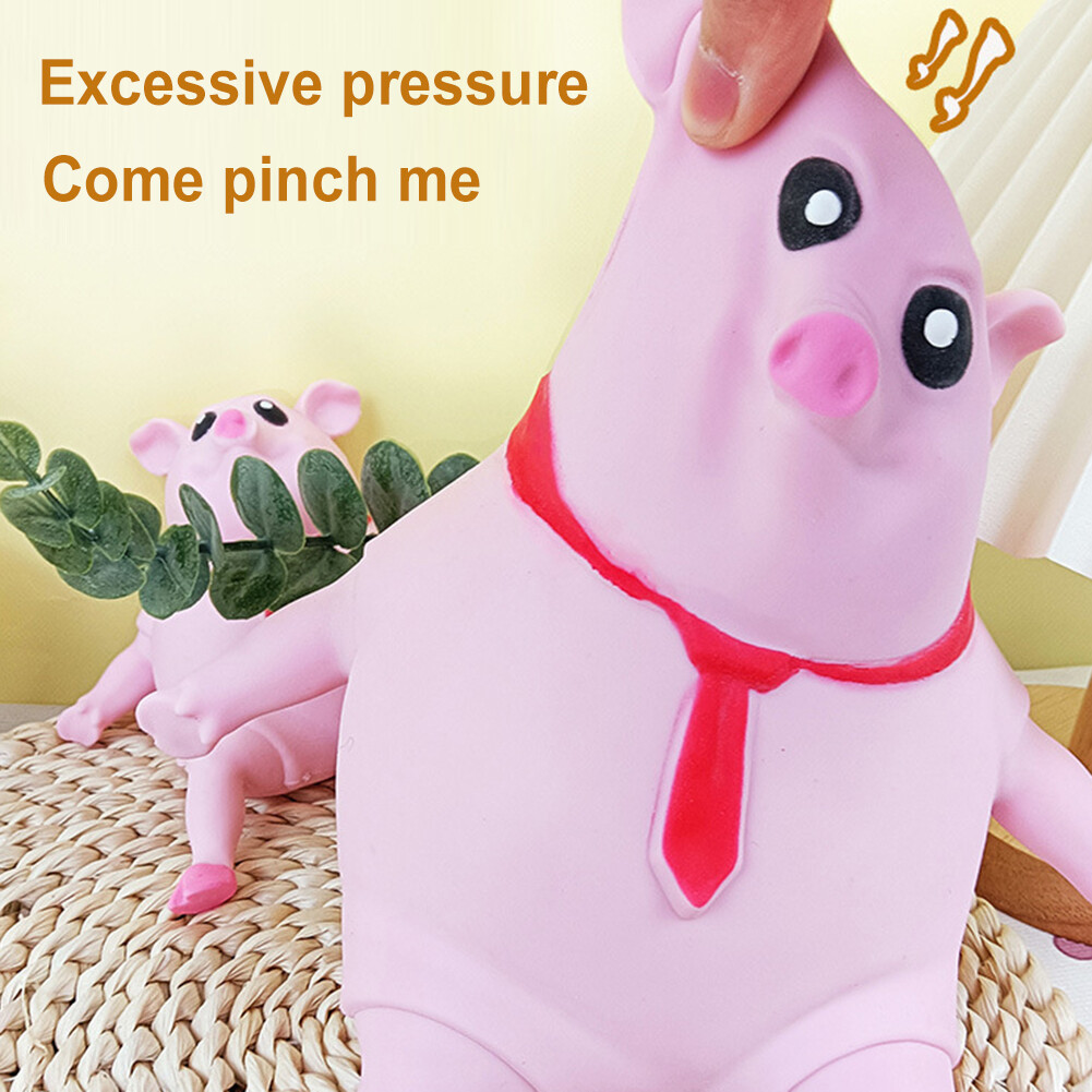 Funny Pig Pinch Toy Stress Relief Model Collection for Boys Girls ...