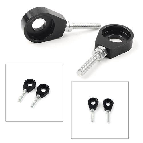 2Pcs Black 12mm Chain Adjuster Block Tensioner Fit Pit Dirt Quad Bike ...