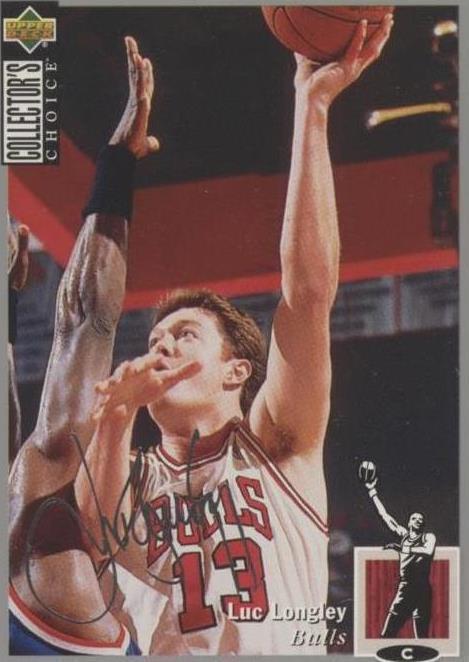 1994-95 Upper Deck Collector's Choice - Luc Longley #213 Silver Foil ...
