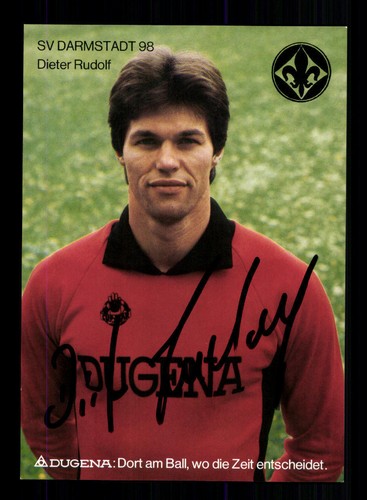 Dieter Rudolf Autogrammkarte Darmstadt 98 1981-82 Original Signiert | eBay