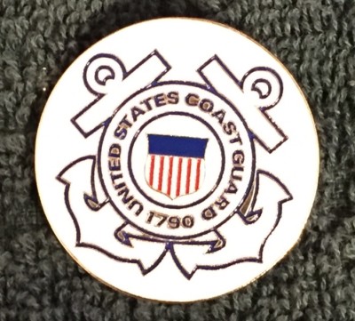 U.S. COAST GUARD LAPEL/HAT PIN - 1 1/2" DOUBLE CLUTCH - NEW - FREE ...