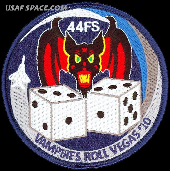 USAF 44th FIGHTER SQUADRON - RED FLAG 2010 - ORIGINAL AIR FORCE VEL ...