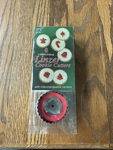 New R & M Linzer Cookie Cutter Set Fluted Round 6 Shapes Holiday Baking ...