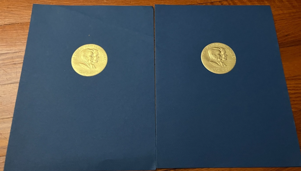 Vintage 1981 President Ronald Reagan Inauguration Certificates Signed ...