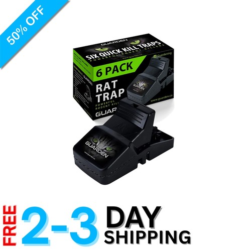 Powerful Snap Mouse Traps Six-Pack - Easy Setup, Sanitary Disposal, Reusable | eBay