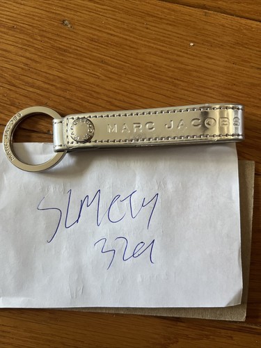 New Marc Jacobs Key Loop Ring Key Chain Metallic Silver In Hand Ships ...