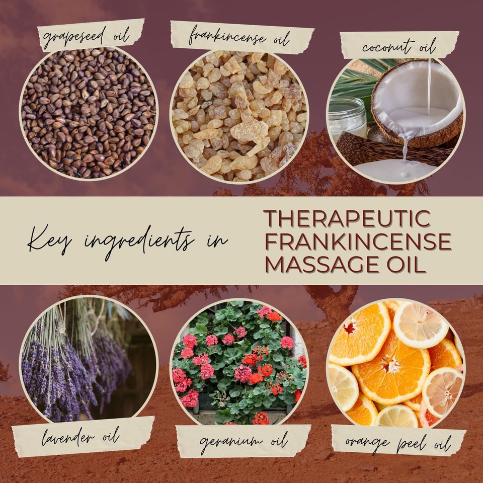 Frankincense Essential Oil for Pain & Body Comfort - for Face & Diffuse ...