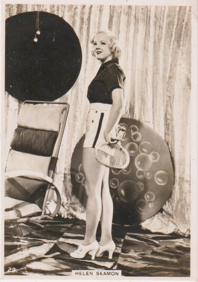 HELEN SEAMON (ACTRESS): 1938 3rd SERIES MODERN BEAUTIES CIGARETTES CARD ...