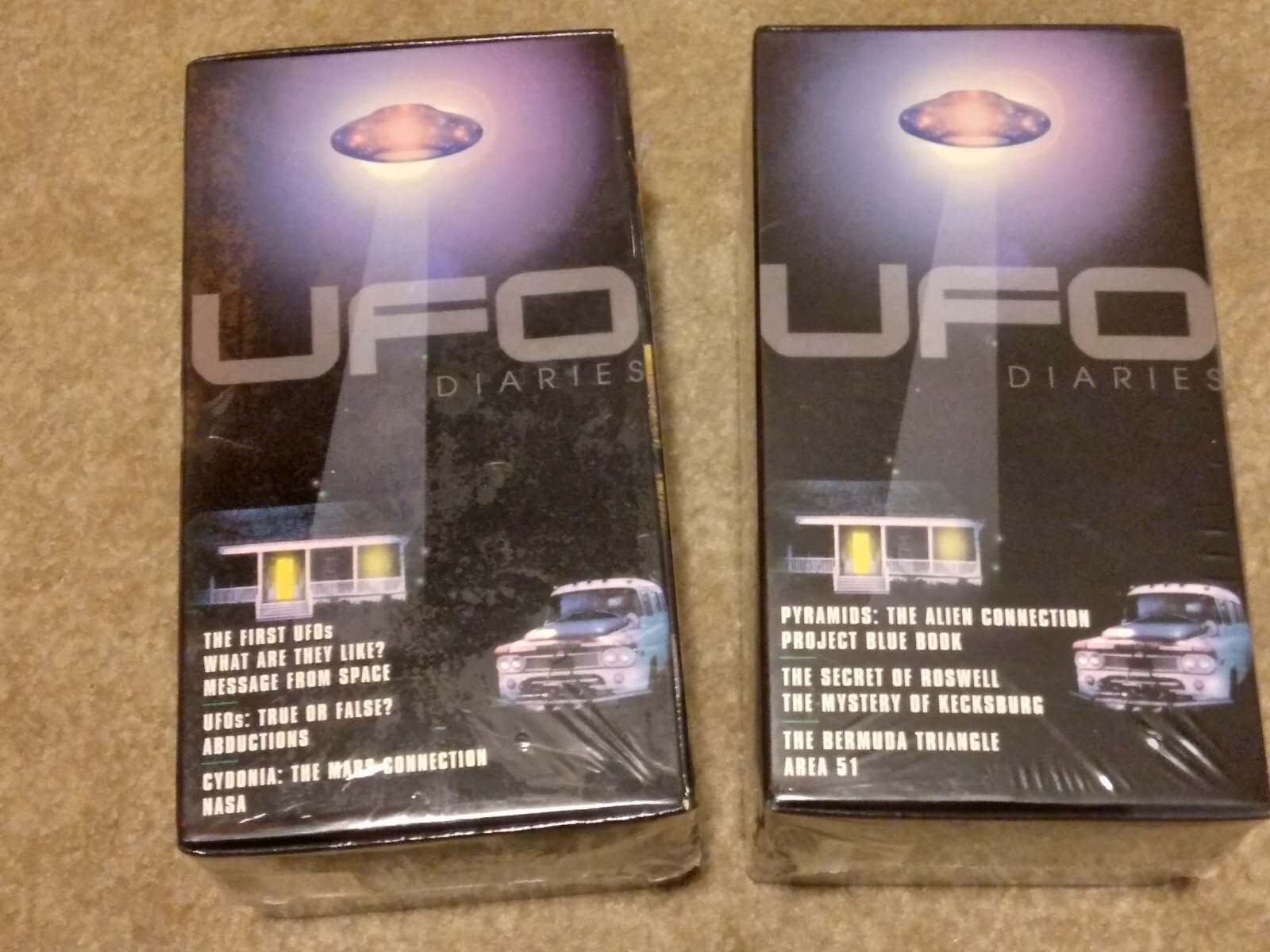 Brand New Sealed VHS. The UFO Diaries- 6 Volumes Total. Republic ...