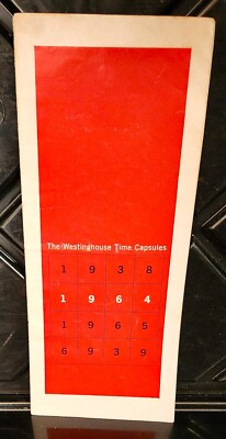 1964-1965 New York World's Fair "The Westinghouse Time Capsules ...
