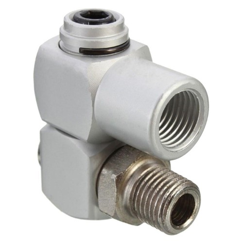 Air Hose Connector Adapter 360°Rotatable Pneumatic Swivel Joint ...