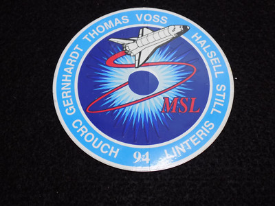 Official NASA Sticker - STS-94 Mission Patch | eBay