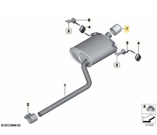 MINI 18302753086 Genuine OEM Factory Original Chrome EXTN for sale ...