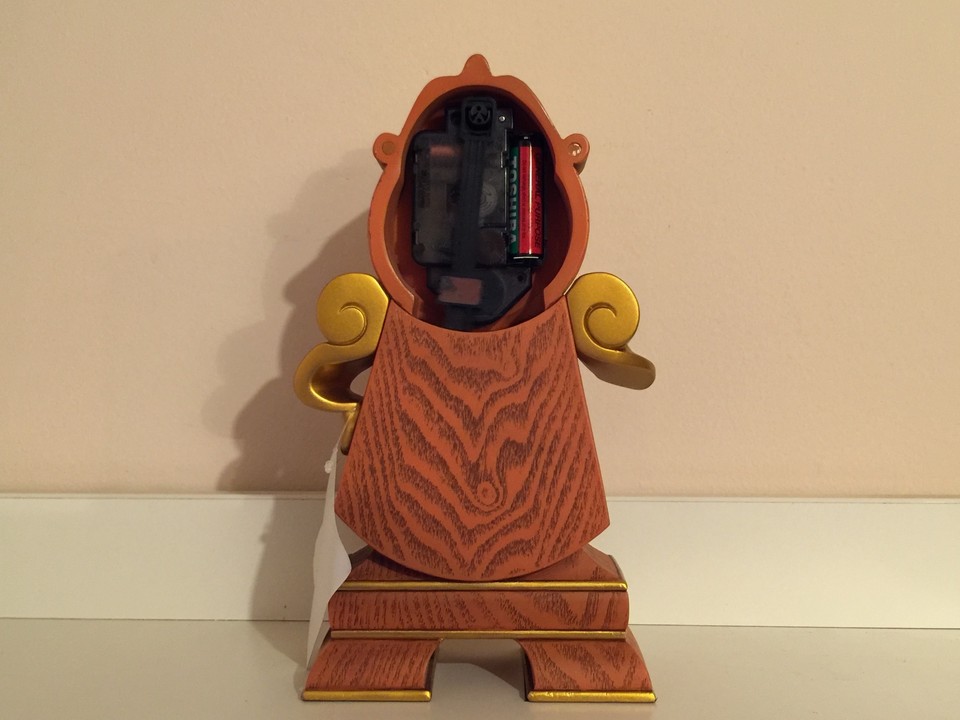 Disney Parks Beauty & The Beast Clock Cogsworth Figurine Figure New ...