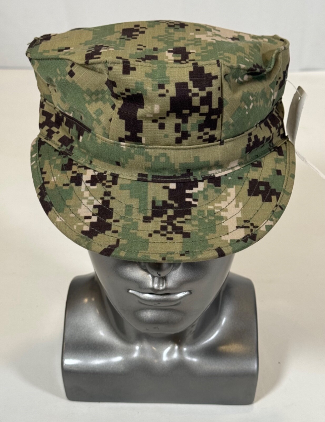 New USN NWU Type III AOR2 Digital Woodland Utility 8 Point Cap Hat Size ...