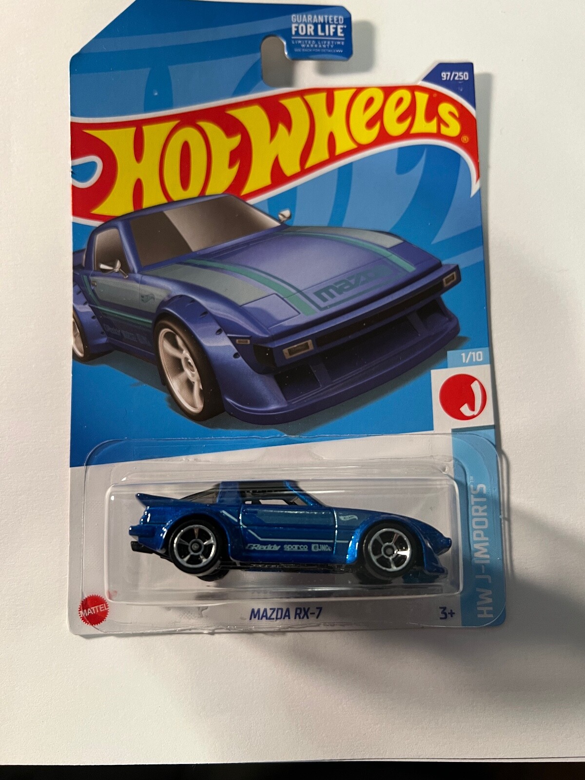 Hot Wheels 1982 Mazda RX7 (Blue) 97/250 1/10 HW-J Imports | eBay
