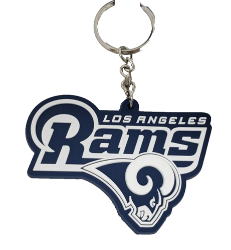 Los Angeles Rams NFL Rubber Keychain Team Sports America | eBay