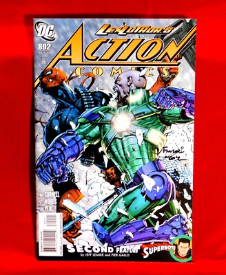 SUPERMAN ACTION COMICS #892 DEATHSTROKE SIGNED BY ARTIST DAVID FINCH | eBay