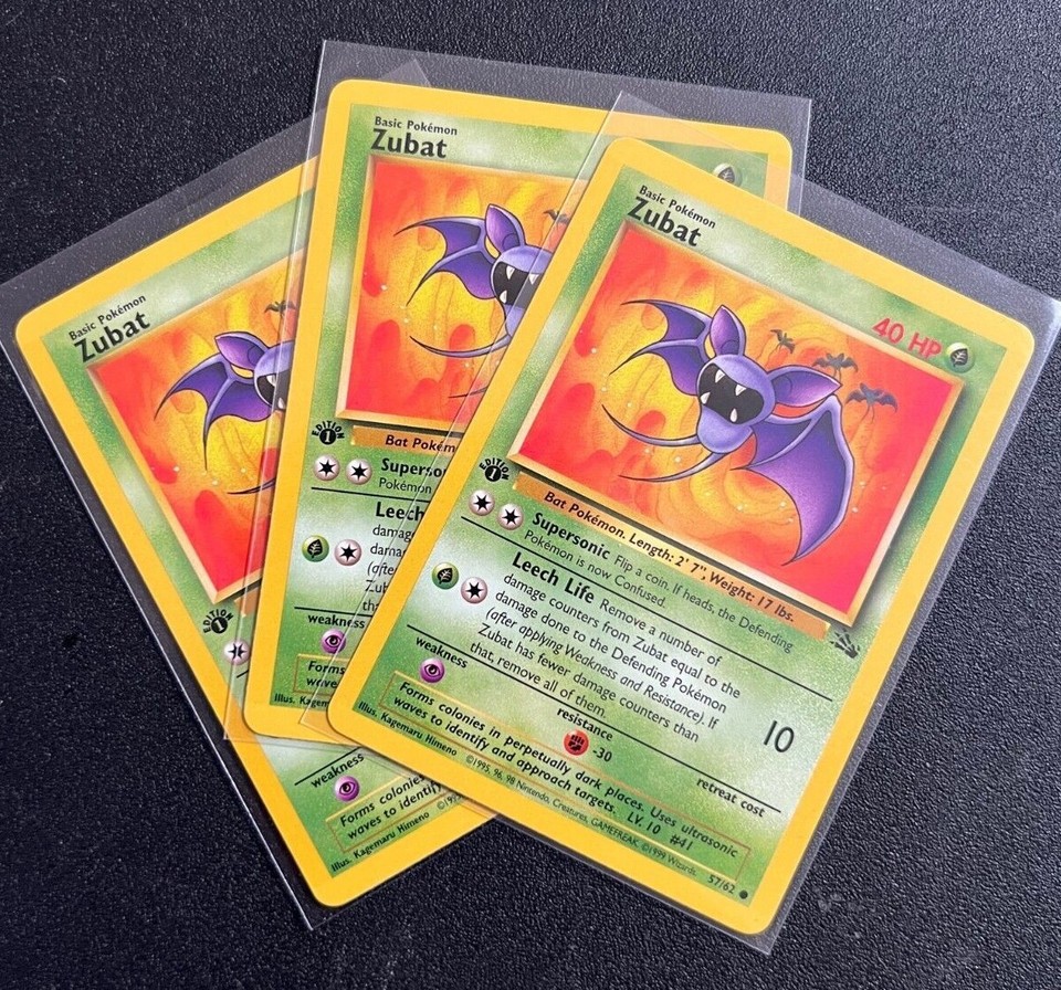 Rare 1999 Fossil Pokemon 1st/First Edition TCG Cards NM/M You Pick ...
