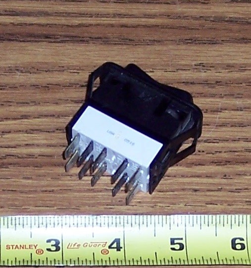 ROCKER SWITCH - DEFROST (HIGH / OFF / LOW) 10 SPADE - BUS COACH PREVOST ...