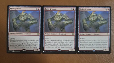 (3) NM Ruin Grinder 057/081 THE LIST REPRINT Commander 2021 C21 | eBay