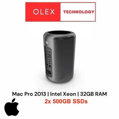 APPLE Mac Pro 6,1 Xeon E5-2697 v2 500GB Storage 32GB Ram FirePro D300 B ...