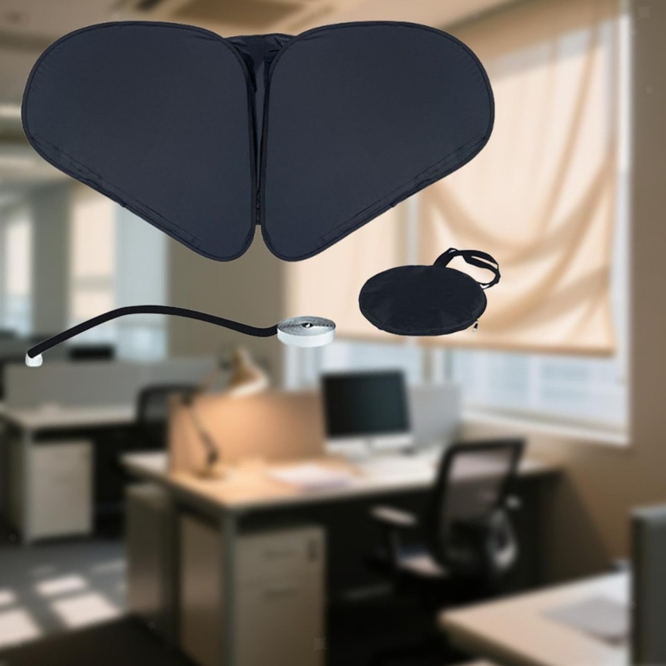 Office Cubicle and Desk Shade Block Overhead Light Easy Installation ...