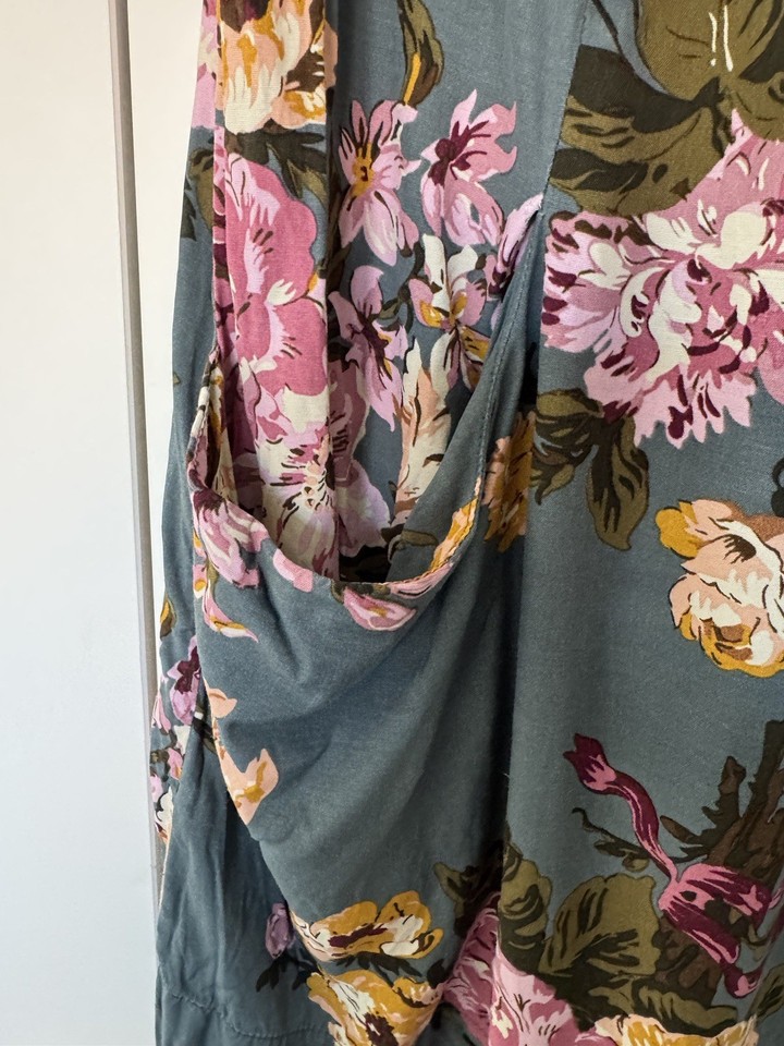 Tom Joule Joules Size 12 Floral Tunic Dress with Pockets Tunic Top 12 ...