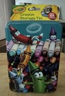CRAYOLA Crayon Storage Tin Green Red Orange & Purple Crayon 64 Crayon ...