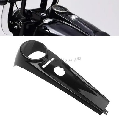 Gloss Black Front Dash Panel Gas Tank Fuel Cover Trim For Harley ...