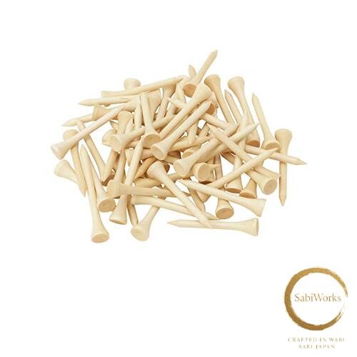 New Tabata TEEAZNNR Golf Tees Regular Tees Wood Tees Regular 55mm 60 ...