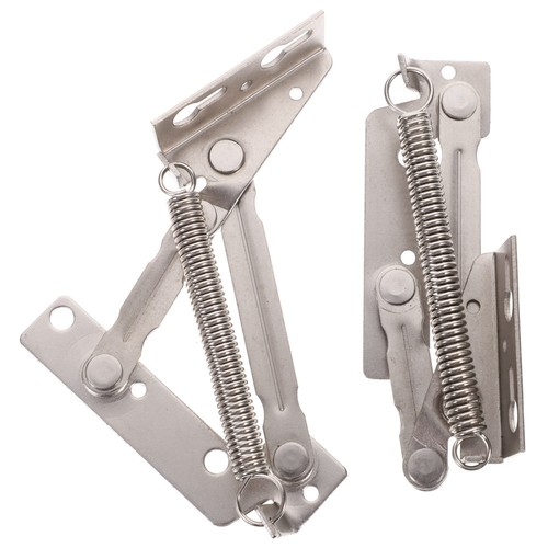 Spring Loaded Hinge Pair Movable Lift up Support Self Closing Hinges ...
