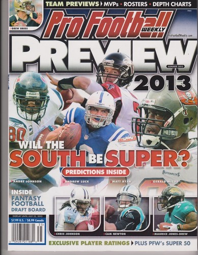 PRO FOOTBALL WEEKLY MAGAZINE PREVIEW 2013, WILL THE SOUTH BE SUPER?. | eBay
