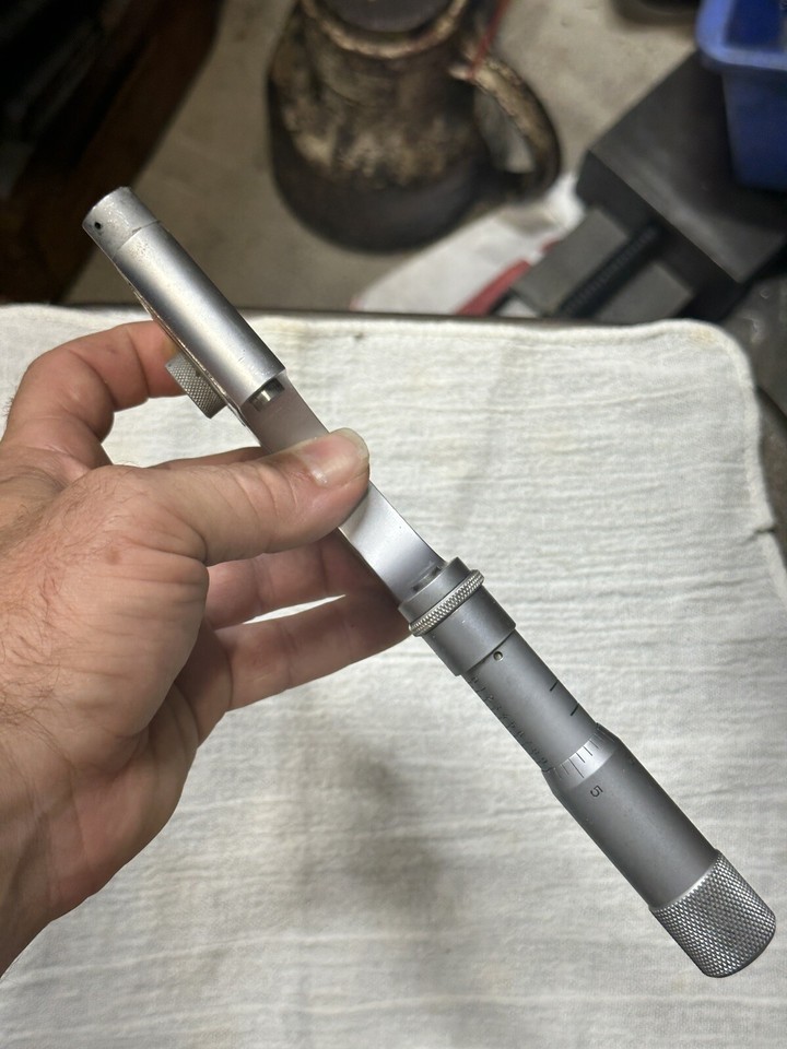 FOWLER / VIS 1-2” .0001” INDICATING MICROMETER COMPARATOR Machinist ...