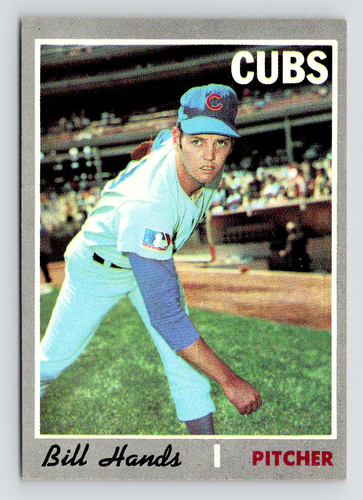 1970 Topps Card, #405 Bill Hands, Chicago Cubs | eBay