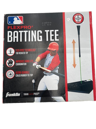 Franklin Batting Tee MLB Flex Pro Baseball Practice Adjusts 20in to ...
