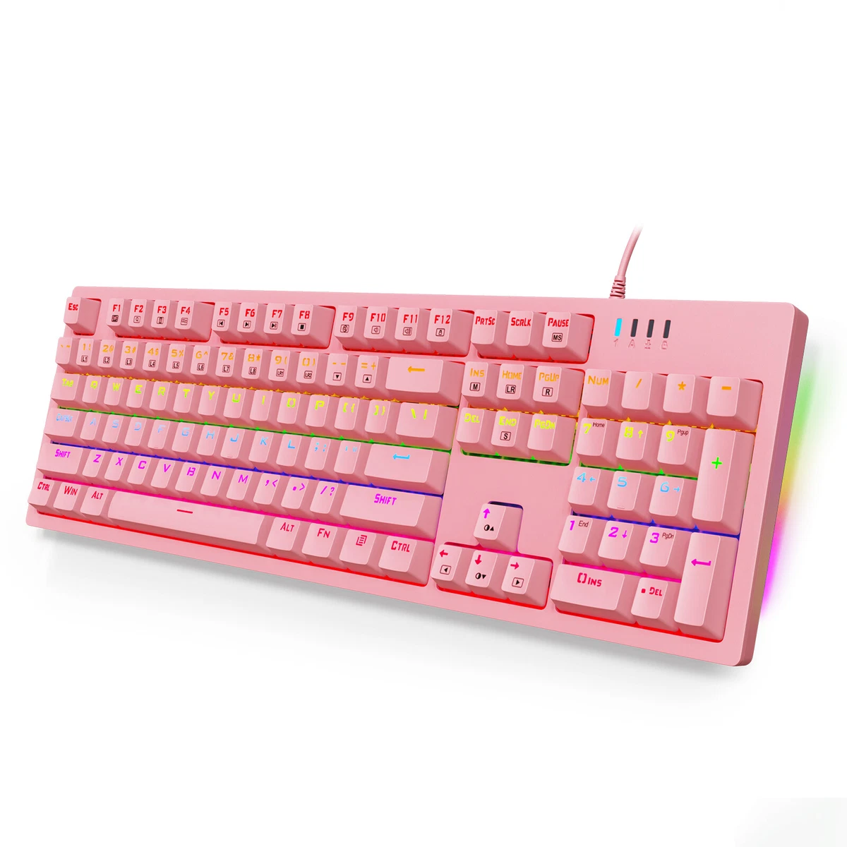 E-YOOSO K682 Rainbow LED Backlight And RGB Side Light 104, 54% OFF