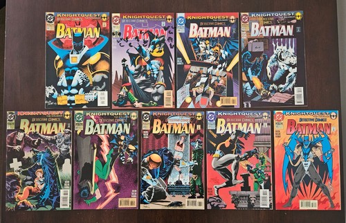Batman: Knightquest All Detective Comics Issues 667-675 DC 1993/94 ...