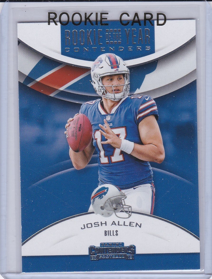 JOSH ALLEN ROOKIE CARD 2018 Buffalo Bills Football PANINI CONTENDERS ...