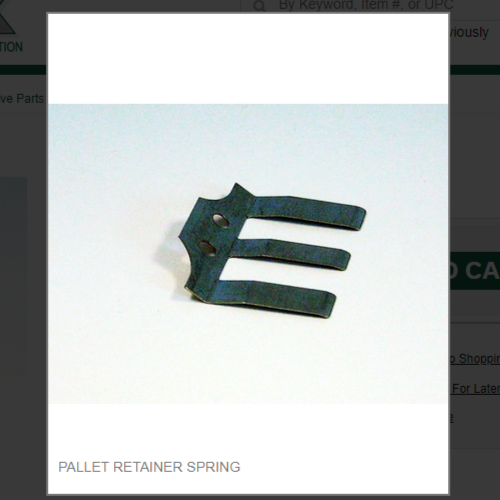 PALLET RETAINER SPRING # 511 | eBay