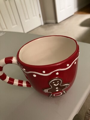 Hallmark Christmas Gingerbread Man Big Sipper Mug | eBay