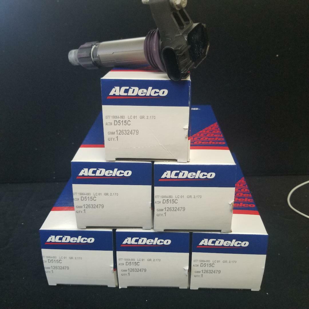 New set of SIX A/C Delco Coils D515C,12590990, 12632479, BSC1555 | eBay