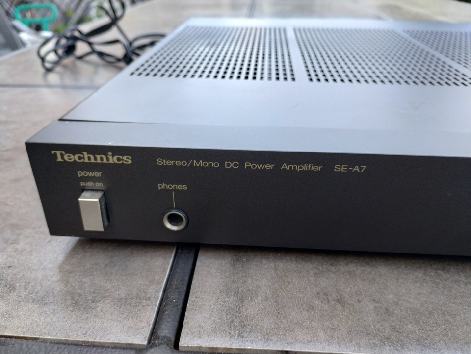 Technics Stereo/Mono Dc Power Amplifier SE-A7 Part# SGT25230 Made in ...