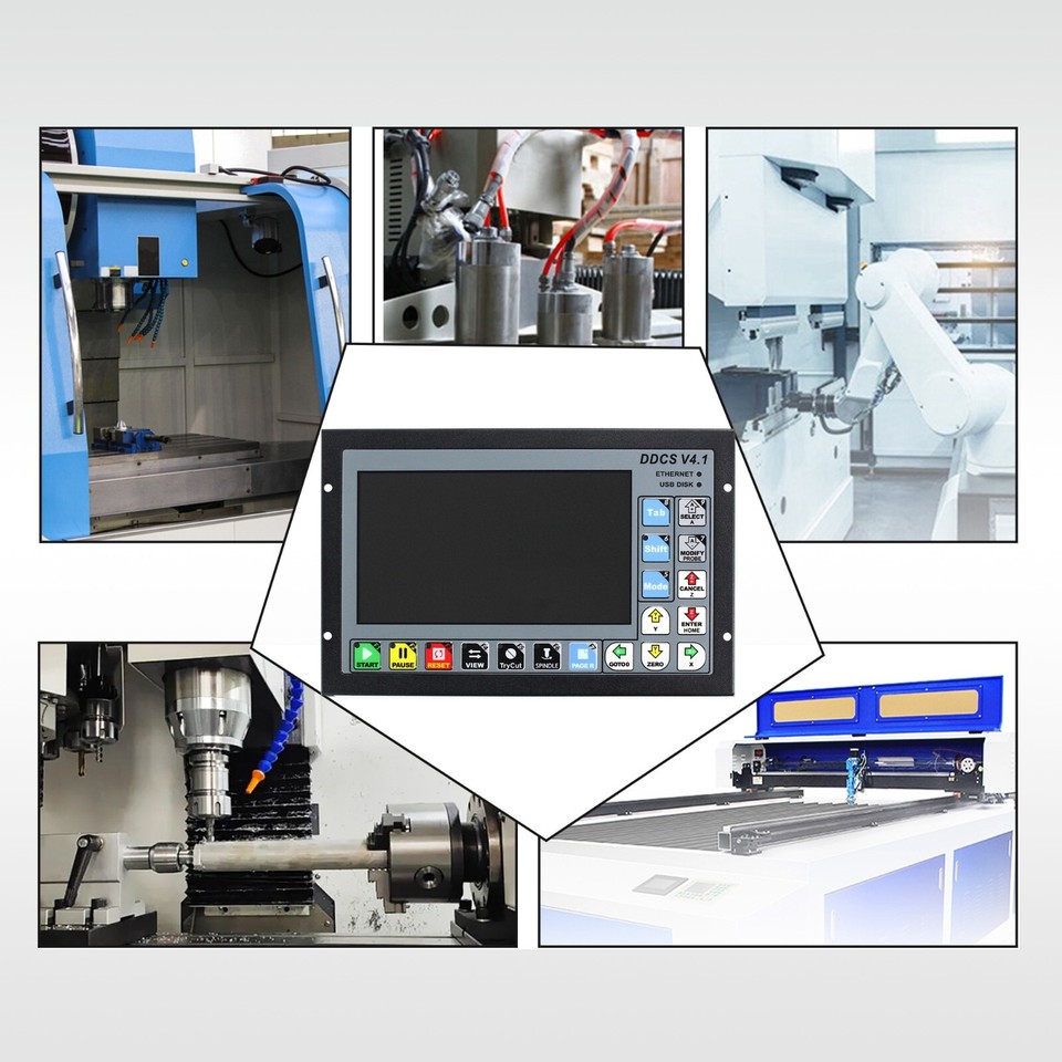 〖USA〗4 Axis CNC Offline Stand-alone Controller System Save G Code ...