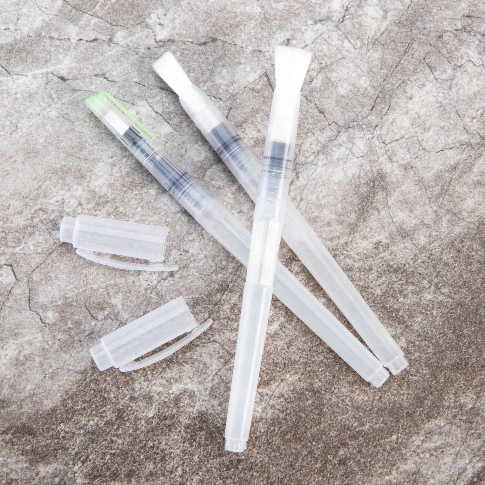 Royal Langnickel essentials 3-PC AQUA-FLO REFILLABLE BRUSH PENS 04 07 ...