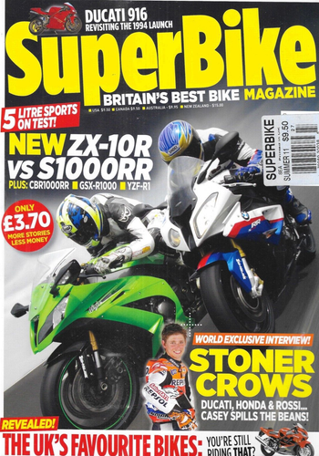 Super Bike Motorcycle Magazine Ducati Casey Stoner Litre Sport Group ...