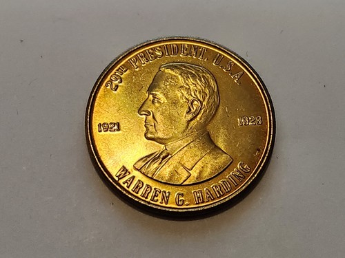 Warren G. Harding 29th President Coin, Medal, Token 30mm | eBay