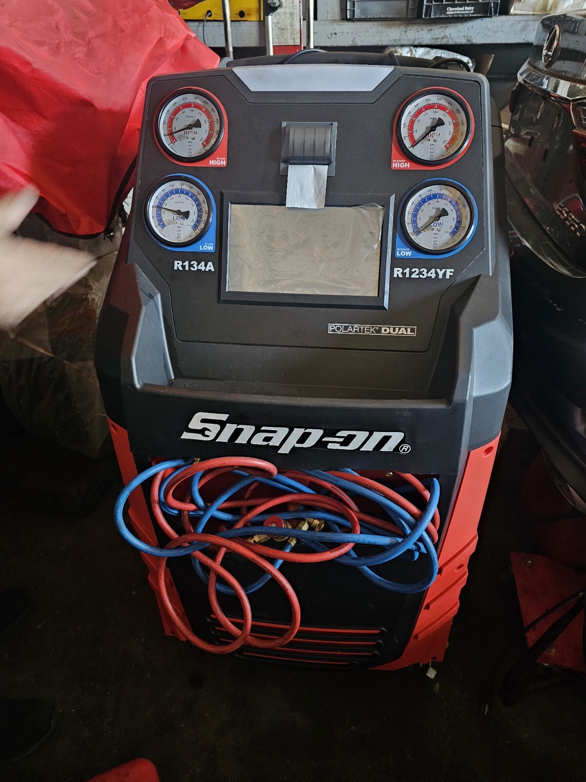Snap-On Polartek Dual A/C Air Conditioning Machine 134a and 1234YF -5 ...