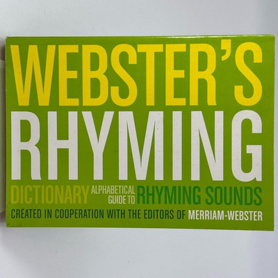 Webster's Rhyming Dictionary by Merriam-Webster 2013 PAPERBACK BOOK | eBay
